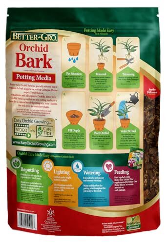 Better-Gro Orchid Bark - Premium Grade Orchid Potting Medium for ...