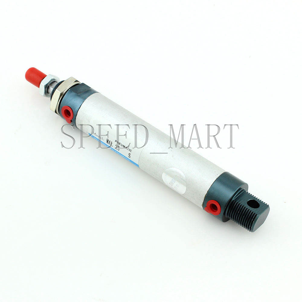 MAL25x50-CA-S Mini Pneumatic Air Rod Cylinder with 50mm Stroke Inner ...