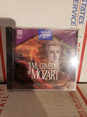 Microsoft Home - Multimedia Mozart PC CD-ROM 1994 Microsoft Windows NEW ...