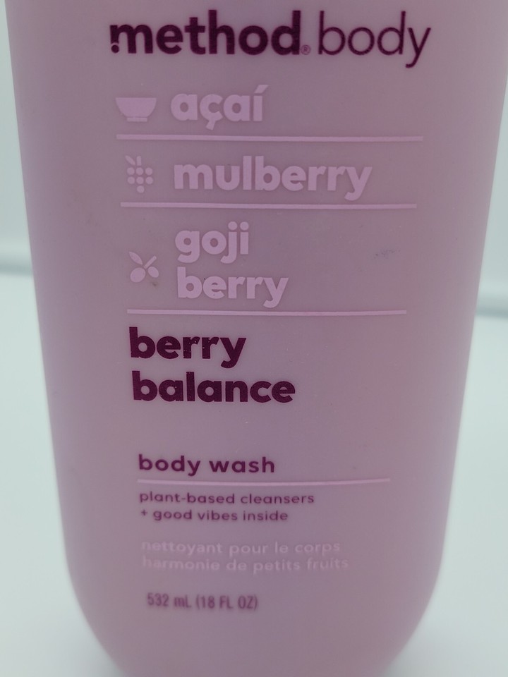 Method Body Wash Berry Balance 18oz Plant Based | eBay