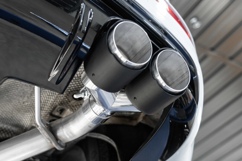 MBRP For 14-17 Audi SQ5 3.0T Dual Rear Exit Axle Back W/ Quad Carbon ...