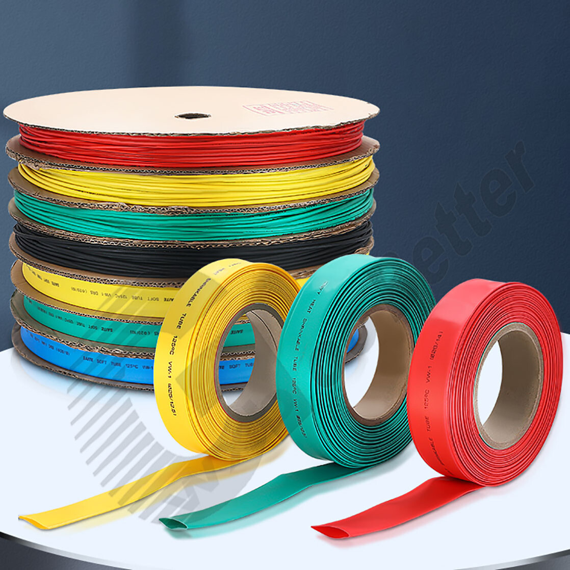 Heat Shrink Tube Φ14.0~Φ20mm 7 Colors Polyolefin Cable Wire Tubing ...