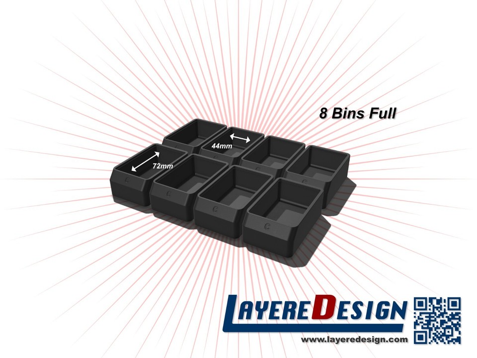 Dewalt ToughCase(DWAN2190) Organization Storage Bin Kits *IMPROVED ...