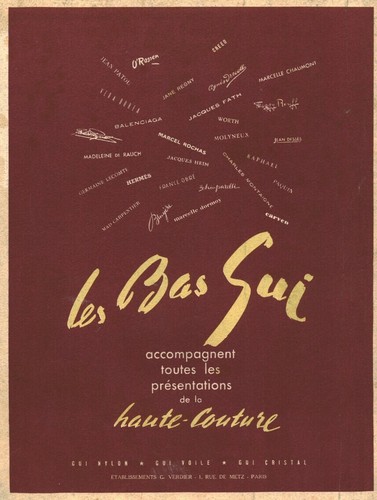 Publicité ancienne les bas Gui 1950 issue de magazine | eBay