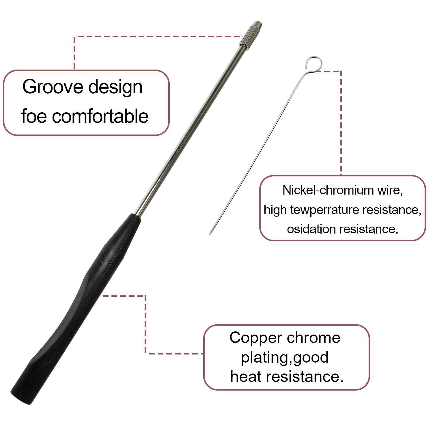 Inoculation Loop + 50 Nichrome Ring For Lab Culture Mycology Mycelium ...