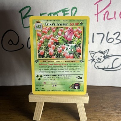 Pokémon Card - Erika's Ivysaur Gym Challenge 1st Edition 41/132 ...