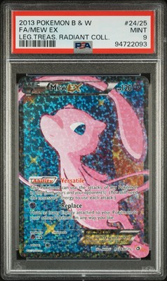 Mew EX (Full Art) RC24/RC25 Legendary Treasures: Radiant Collection ...