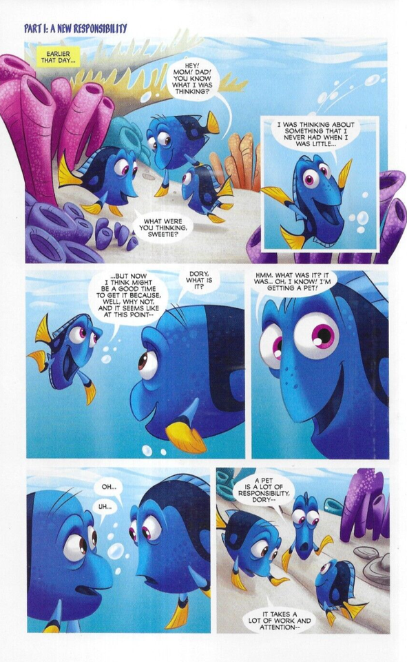 Disney Pixar Finding Dory Comic 2 Cover A First Print 2016 Scott ...