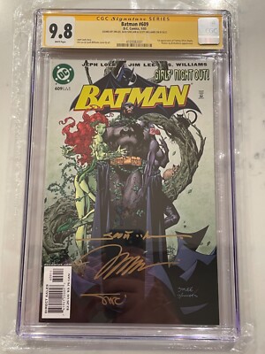 Batman #609 CGC 9.8 SS x3 Signed by Jim Lee, Scott Williams, & Alex ...