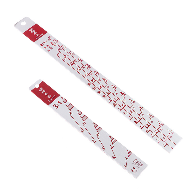 Mixing Tool Standard Car Paint Ruler Suitable for Cars Paint Ruler ...