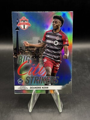 2024 Topps Chrome MLS Soccer Deandre Kerr Big City Strikers #CS-7 SP ...
