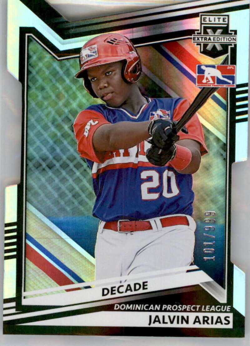 2022 Panini Elite Extra Edition - Decade Die-Cut #181 Jalvin Arias /203 (RC) for sale online | eBay