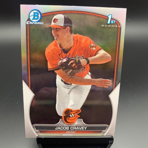 2023 Bowman Draft #BDC-189 Jacob Cravey Chrome Refractor Baltimore ...