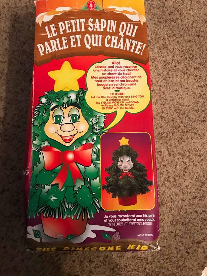 Telco 1997 The Pine Cone Kid Talking And Singing Christmas Tree | eBay