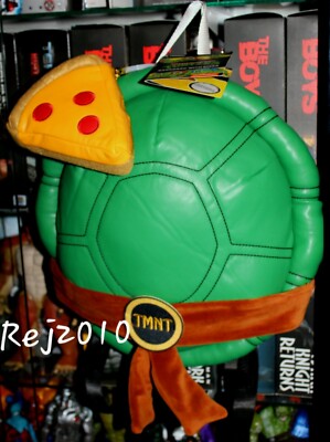 TMNT Backpack Shell Plush w/ Pizza Coin Kidrobot Teenage Mutant Ninja ...