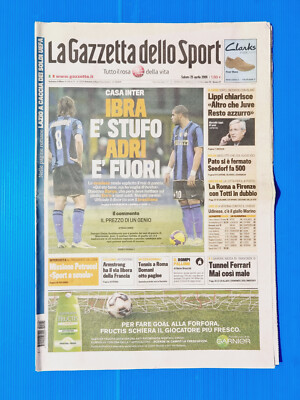 Journal Screen Sport 25 April 2009 Ibrahimovic-Adriano-Inter-Juventus ...