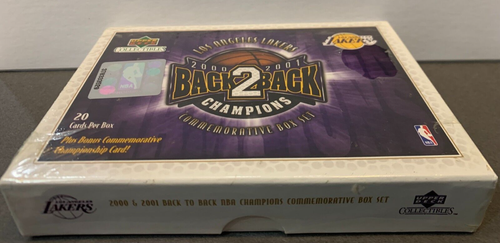 Los Angeles Lakers 2000-01 Back2Back champions factory sealed | eBay