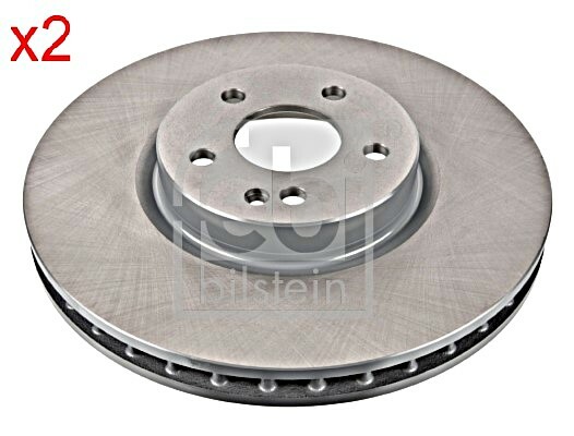 2X Bremsscheibe Vorderachse Für MERCEDES Vito Tourer W447 2014 ...