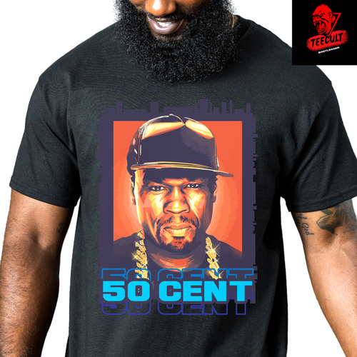 50 Cent Rap & Hip Hop Music Inspirational Tee Unisex Cotton T-Shirt S ...
