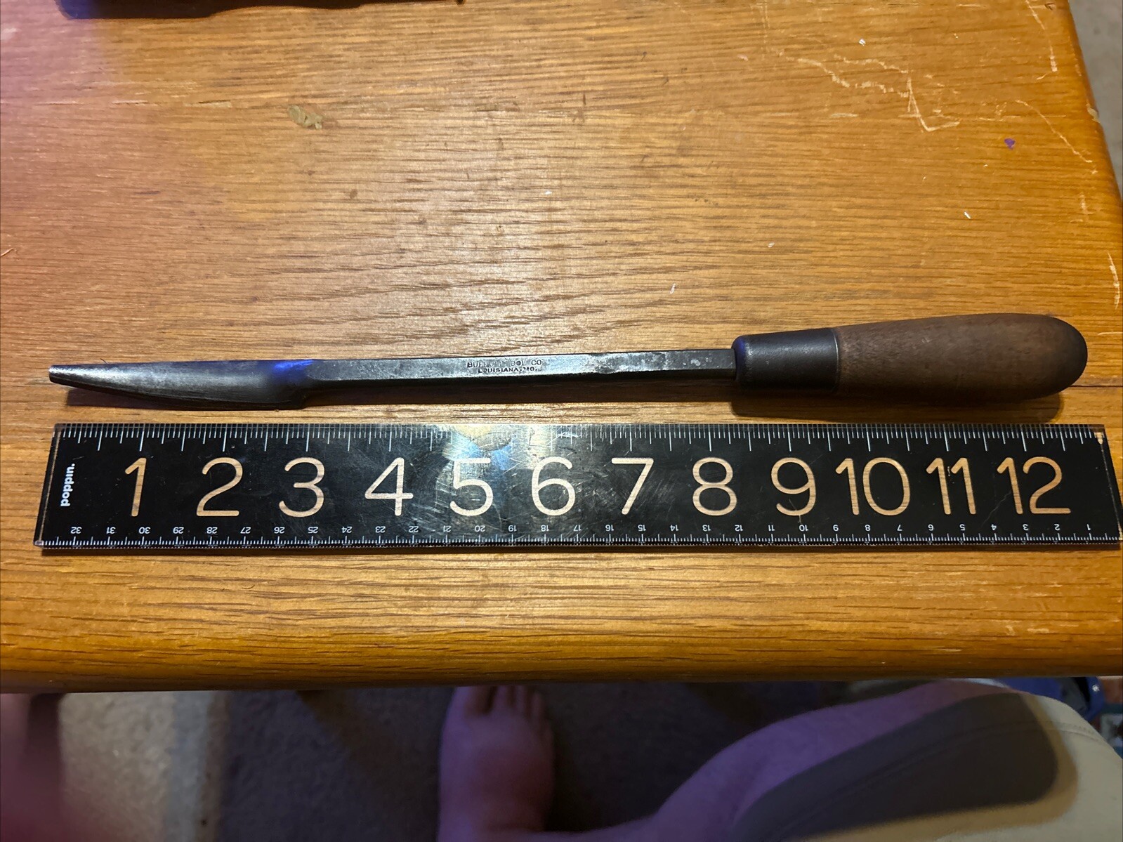 Antique BUFFUM Tool Co Louisiana MO Bearing Grease Scrapers Wood Handle ...