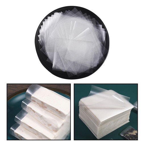 500 feuilles de papier de riz gluant comestible fête/mariage bonbons ...