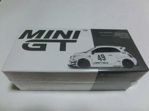 Mini Gt 1/64 Abarth 595 Lb-Works X Abas Works Gala White Left Handle ...