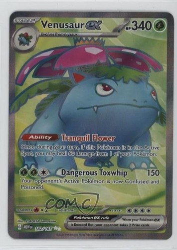 Venusaur ex Ultra Rare Pokemon 151 #182 0b12 | eBay