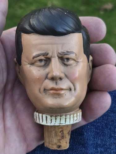 Vintage JFK Kennedy President Wind Bottle Topper Cork 1960s | eBay