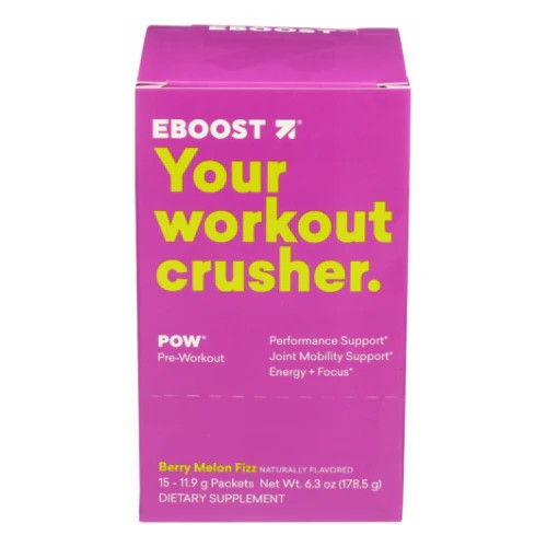 Pre-Workout Berry Melon Fizz 15 Count By Eboost | eBay