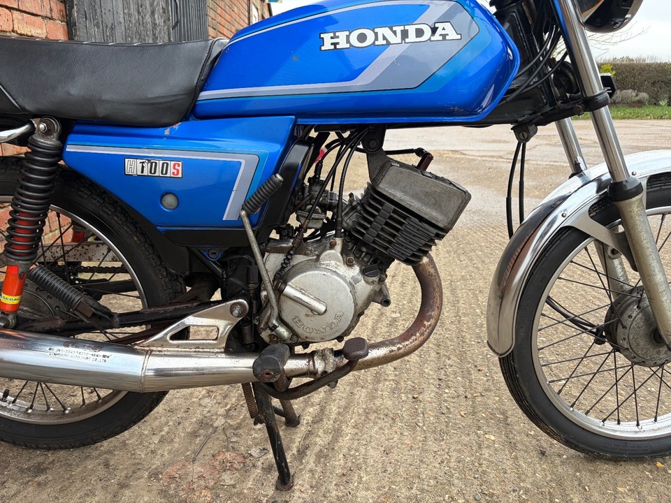 1986 Honda H100 SD - Classic 2 stroke - Running & Riding MOTd Light Project Bike | eBay UK