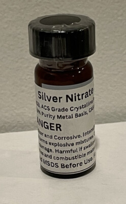Pure Silver Nitrate Crystal 99.9+% ACS Grade 10 Grams | eBay