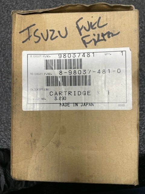 ISUZU 8980374810 - Fuel filter cross reference