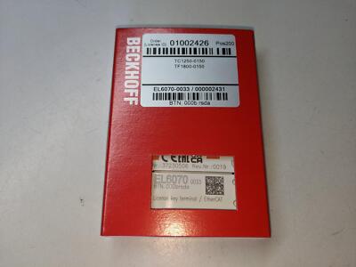 Beckhoff EL6070-0033 License key EtherCAT TC1250-0150 TF1800-0150 | eBay.de