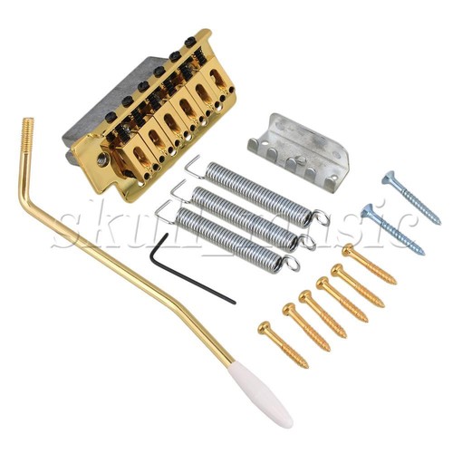 Gold Tremolo Bridge Set For Electric Guitar | eBay Australia