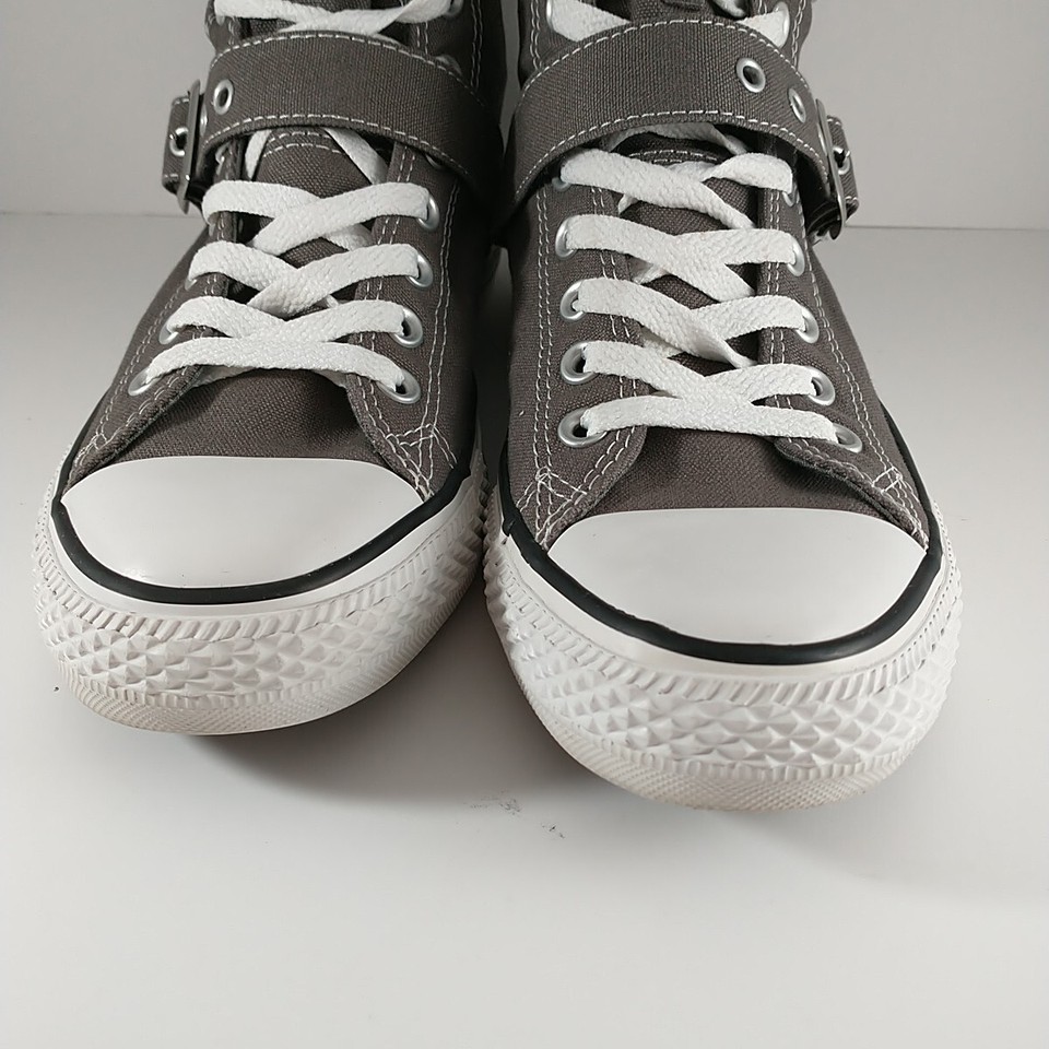 CONVERSE Knee High Buckle Chuck Taylor XX-HI Men’s 8 Women’s 10 Gray ...