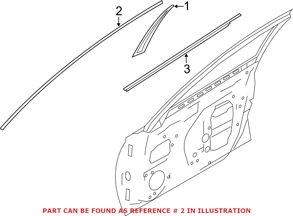 Genuine OEM Door Applique for Nissan 808136CA0A | eBay