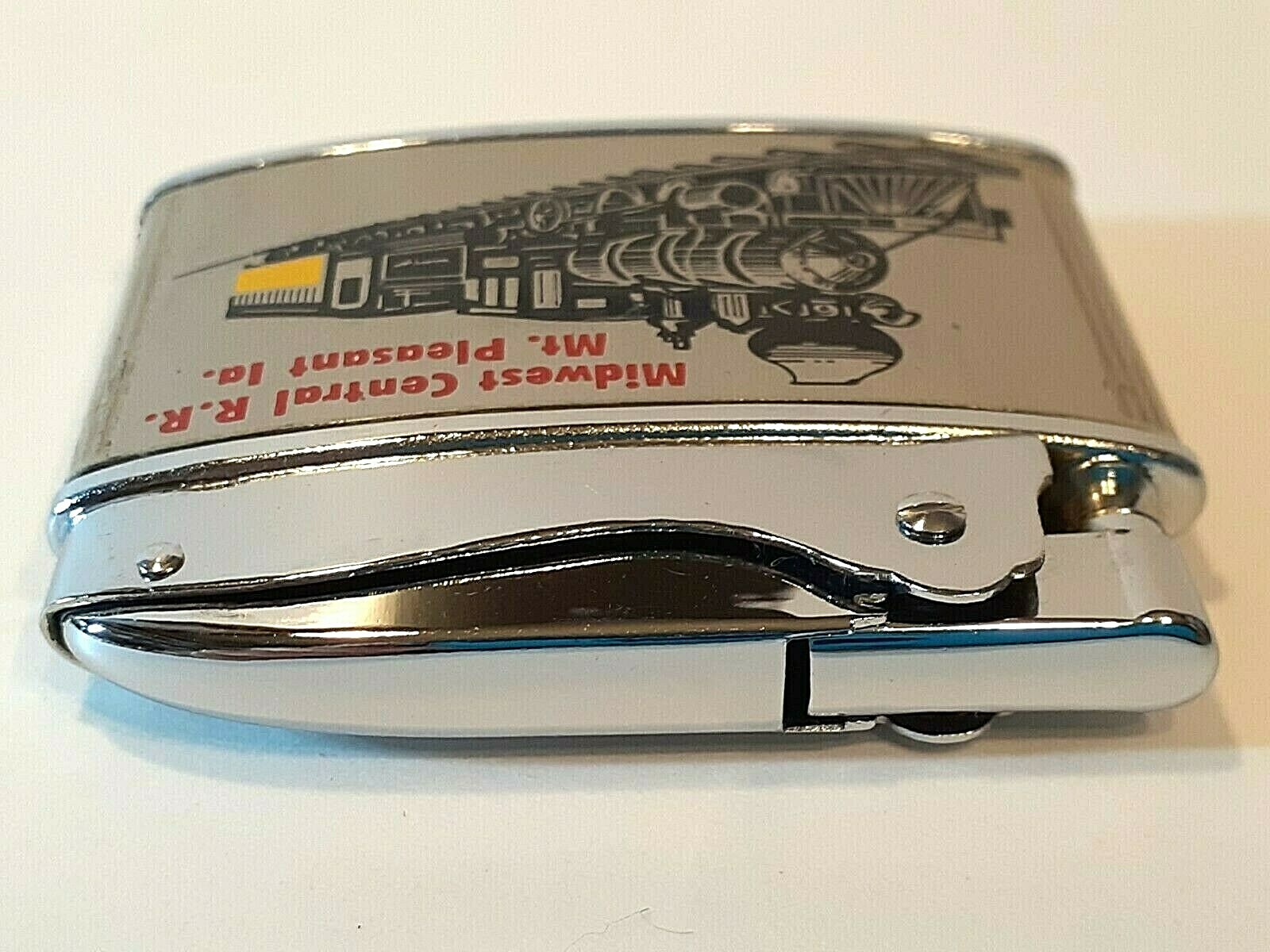 COLLECTOR'S Vintage NOS NEVER FIRED FLAT Midwest Central RAILROAD ...