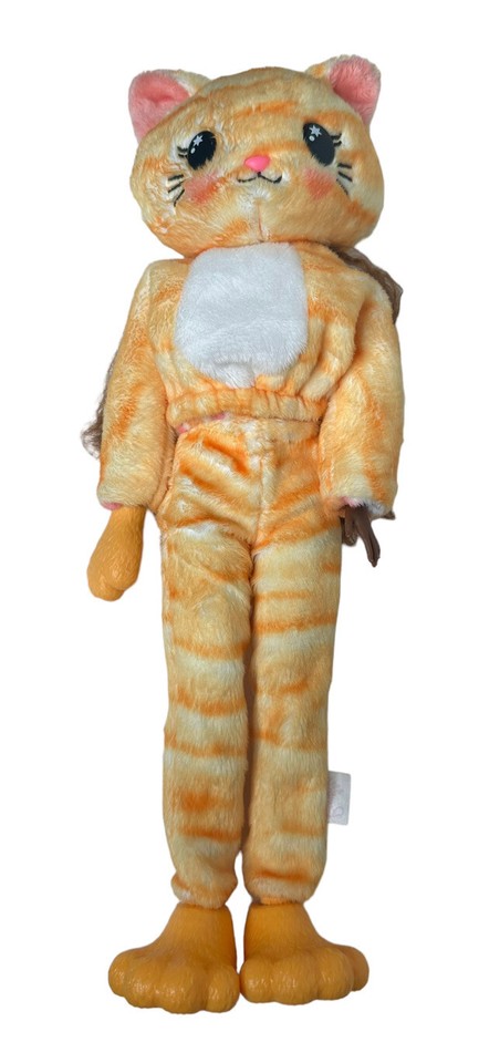 Barbie Cutie Reveal Kitty Cat Brunette Kim Articulated AA Doll Tan Cat ...