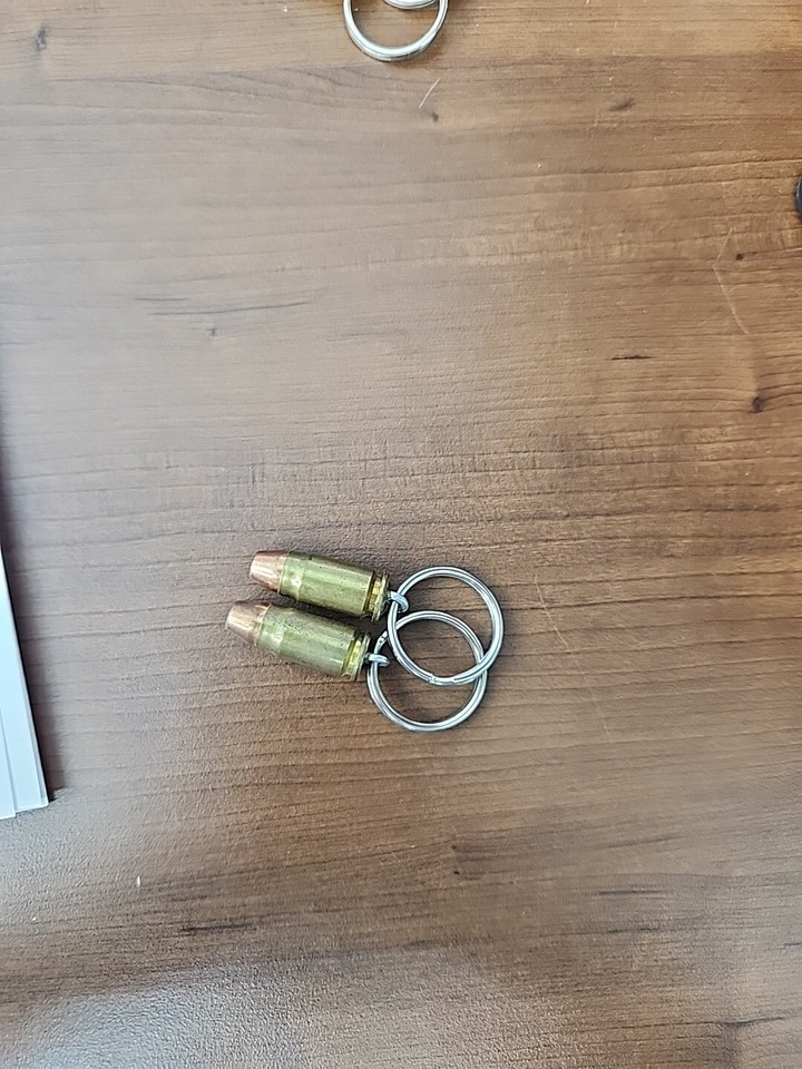 Bullet Keychain - MANY CALIBER OPTIONS - Made from real bullets Brass ...
