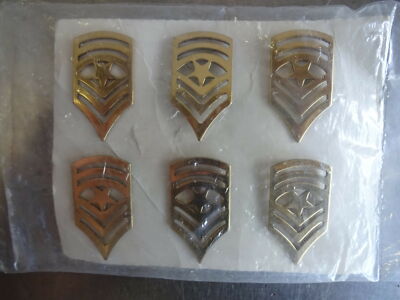 Insignia Grade Enlisted Personnel Goldtone Metal - Sergeant Major Pins ...
