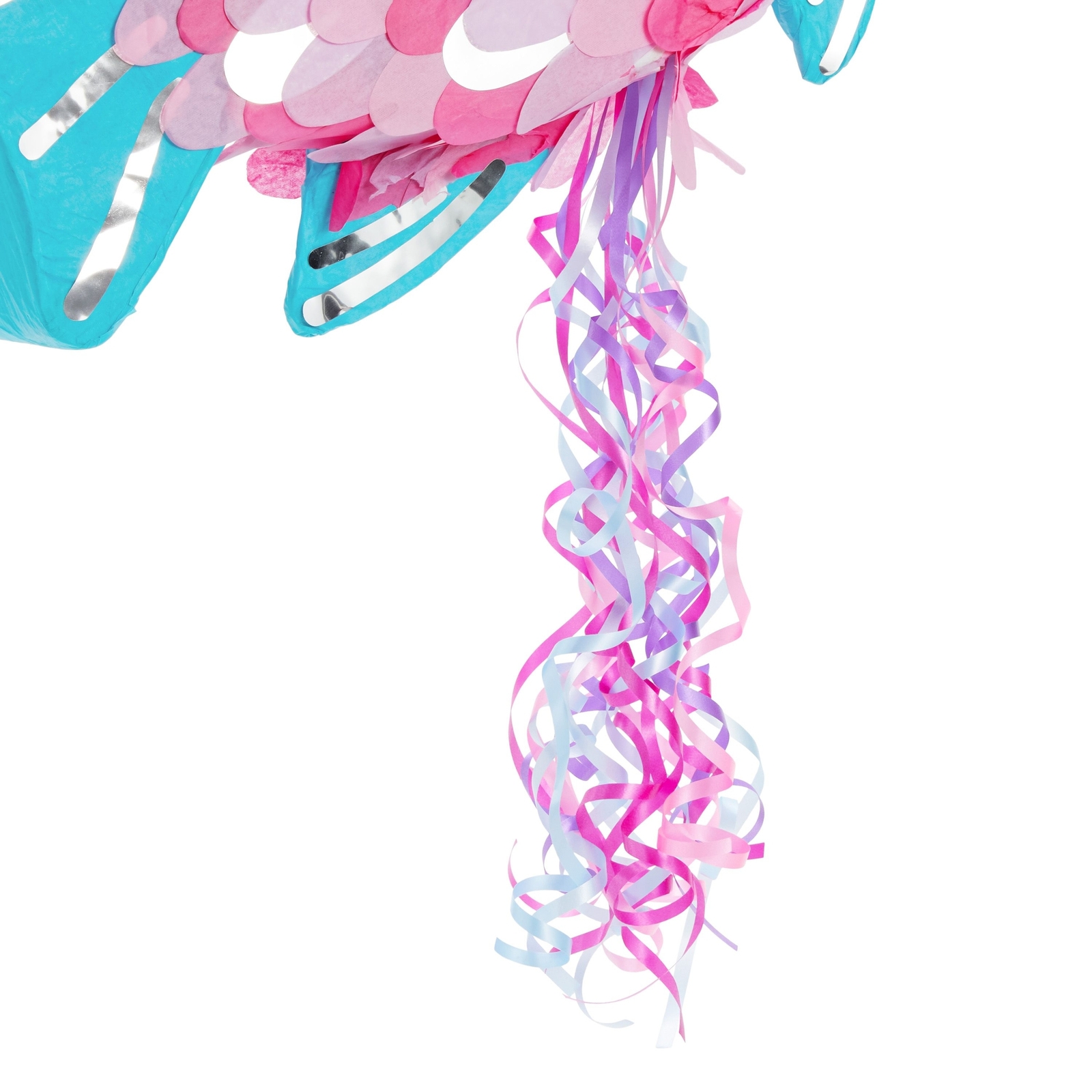 Pull String Fish Pinata for Ocean Birthday, Mermaid Party Decorations ...