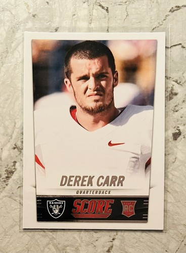 2014 Panini Score Derek Carr Rookie Card RC #364 Las Vegas Raiders QB ...