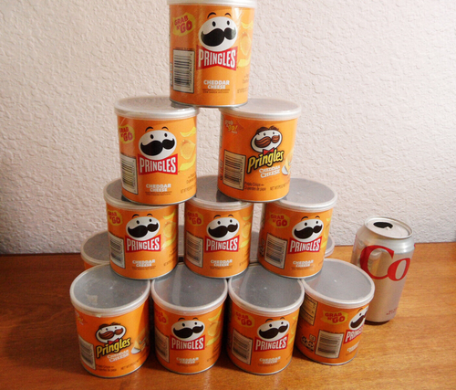 Lot of 14 Empty Pringles Cans with Lids 1.4 oz storage/crafts | eBay