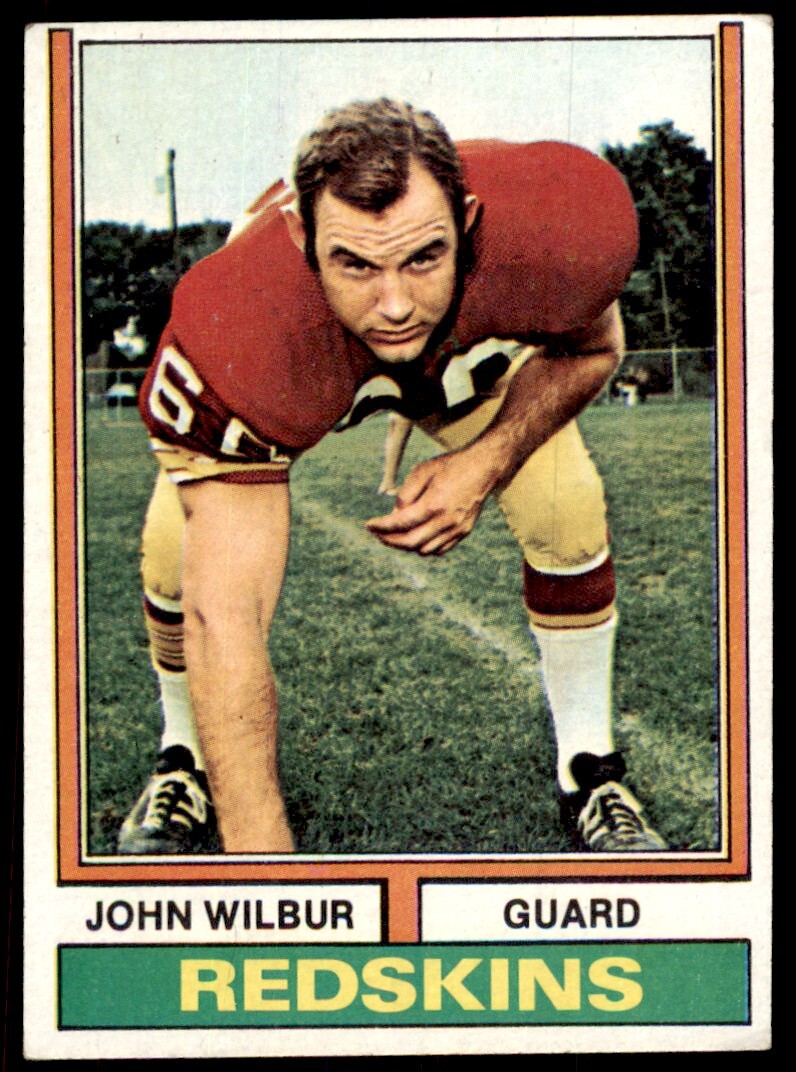 1974 TOPPS JOHN WILBUR WASHINGTON REDSKINS #398 | eBay