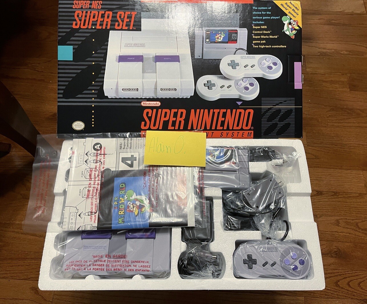 Super Nintendo Super Set (SNES) VGA Graded ( Brand New No Yellowing ...