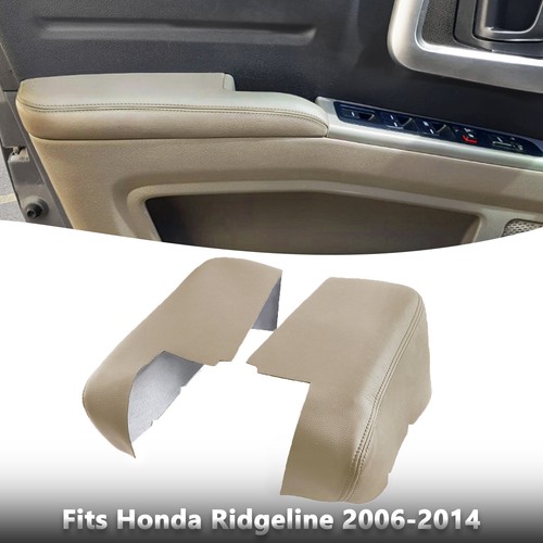 Fit 2006-2014 Honda Ridgeline Front Door Panel Armrest Vinyl Cover ...