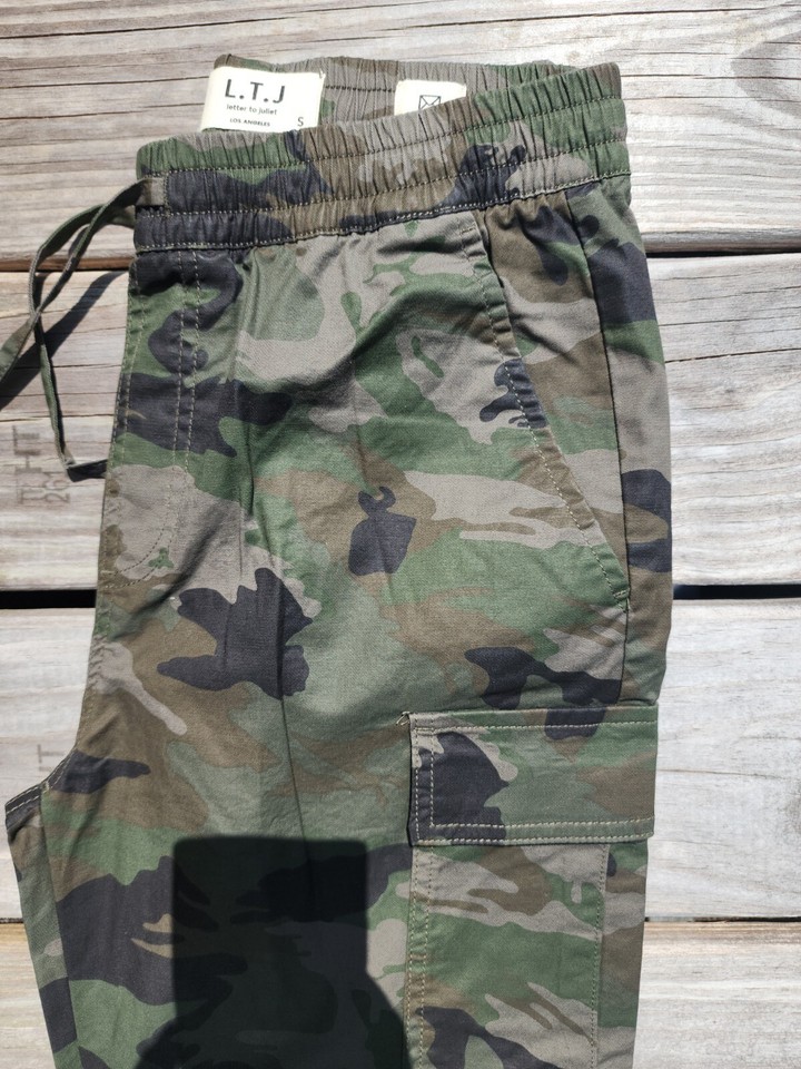 $78 L.T.J. Letters to Juliet, Women Camo Pants, Camouflage CARGO ...
