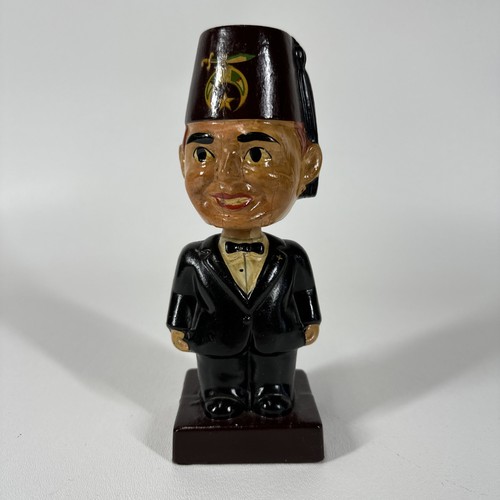 Vintage Brother Shriner Fez Freemasonry Nodder Bobblehead Dee Bee Co 7 ...