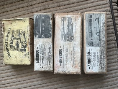 4 bus coach metal kits Anbrico AEC BRISTOL BURLINGHAM transport replica ...