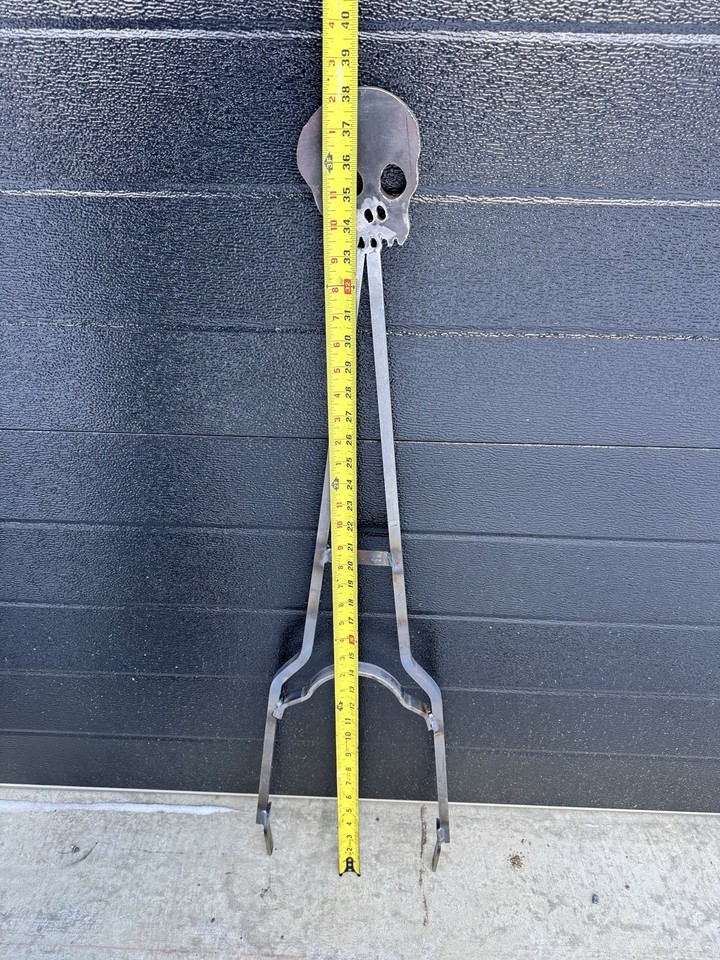 Harley Cheetah Style Vintage Sissy Bar Devils Tail Roth Knucklehead ...